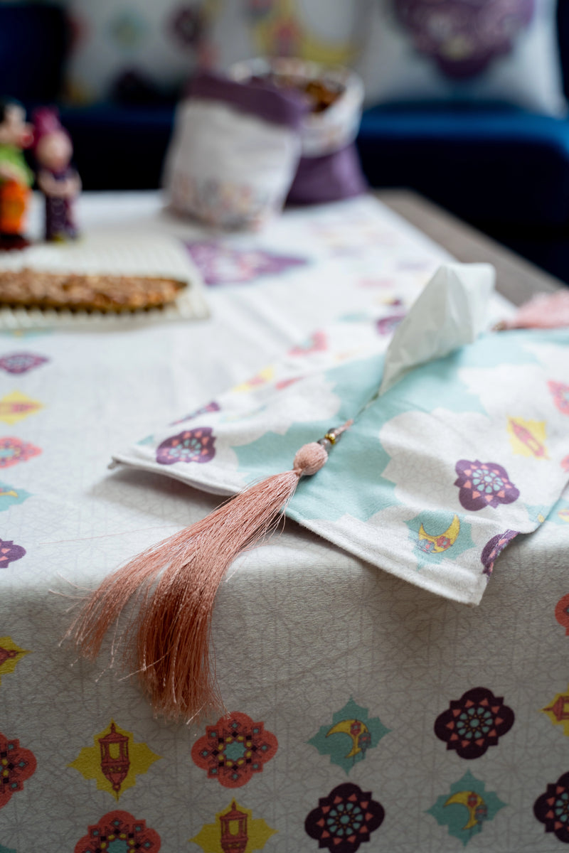 Cute Islamic Tiles Ramadan Tissue Cover – Stara